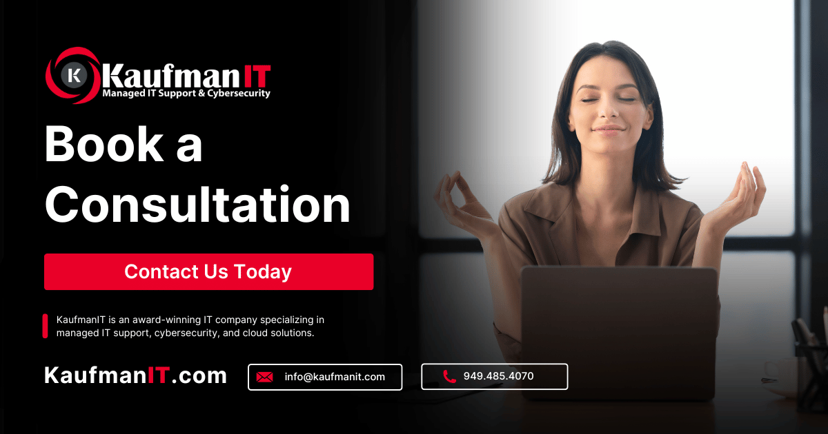 Book a Consultation - KaufmanIT
